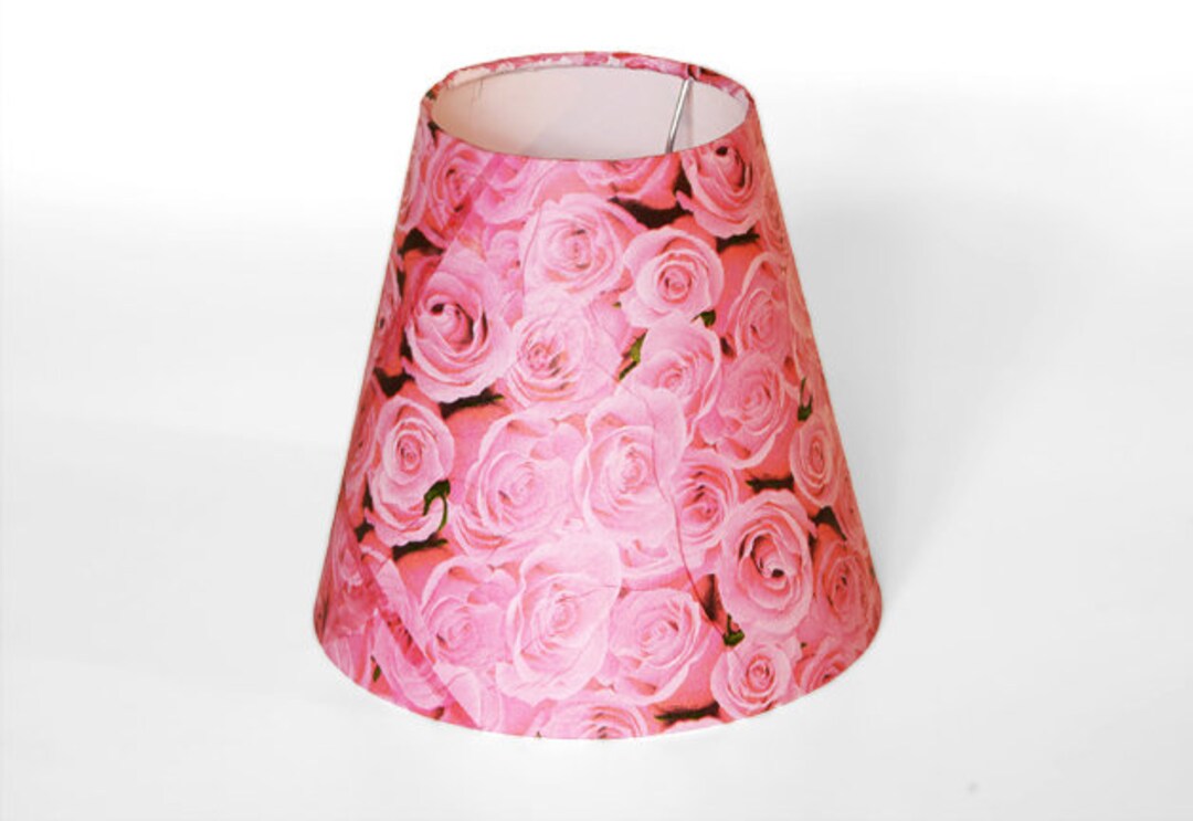 Lamp Shade "rose Romance", for Table Lamp - Etsy