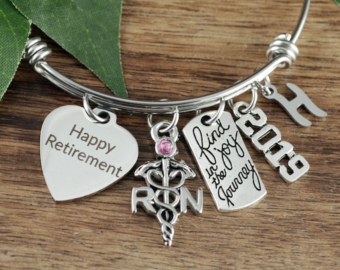Retirement Gift Personalized , Happy Retirement Gift for Her ...
