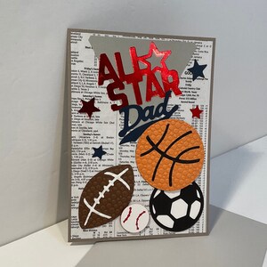 Sports Theme Father’s Day Card - Etsy
