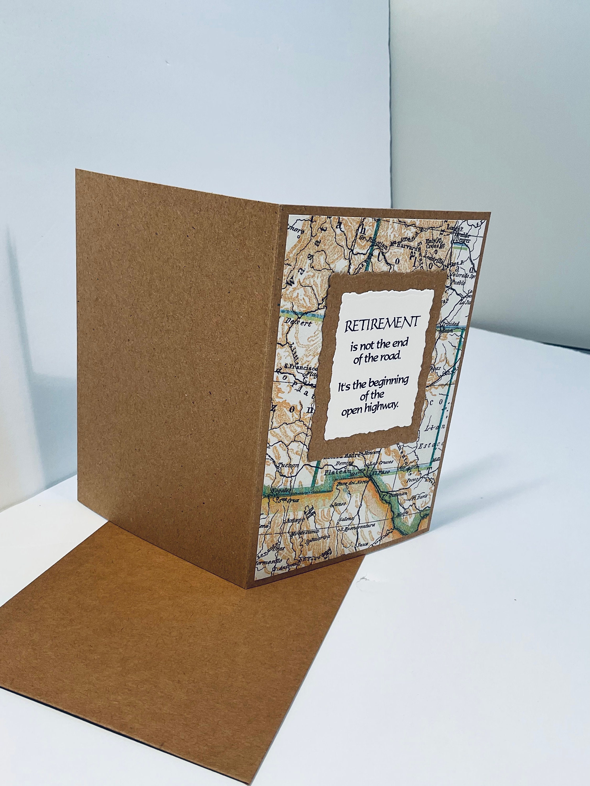 Retirement Journey Congratulations Card U.S. Roadmap - Etsy