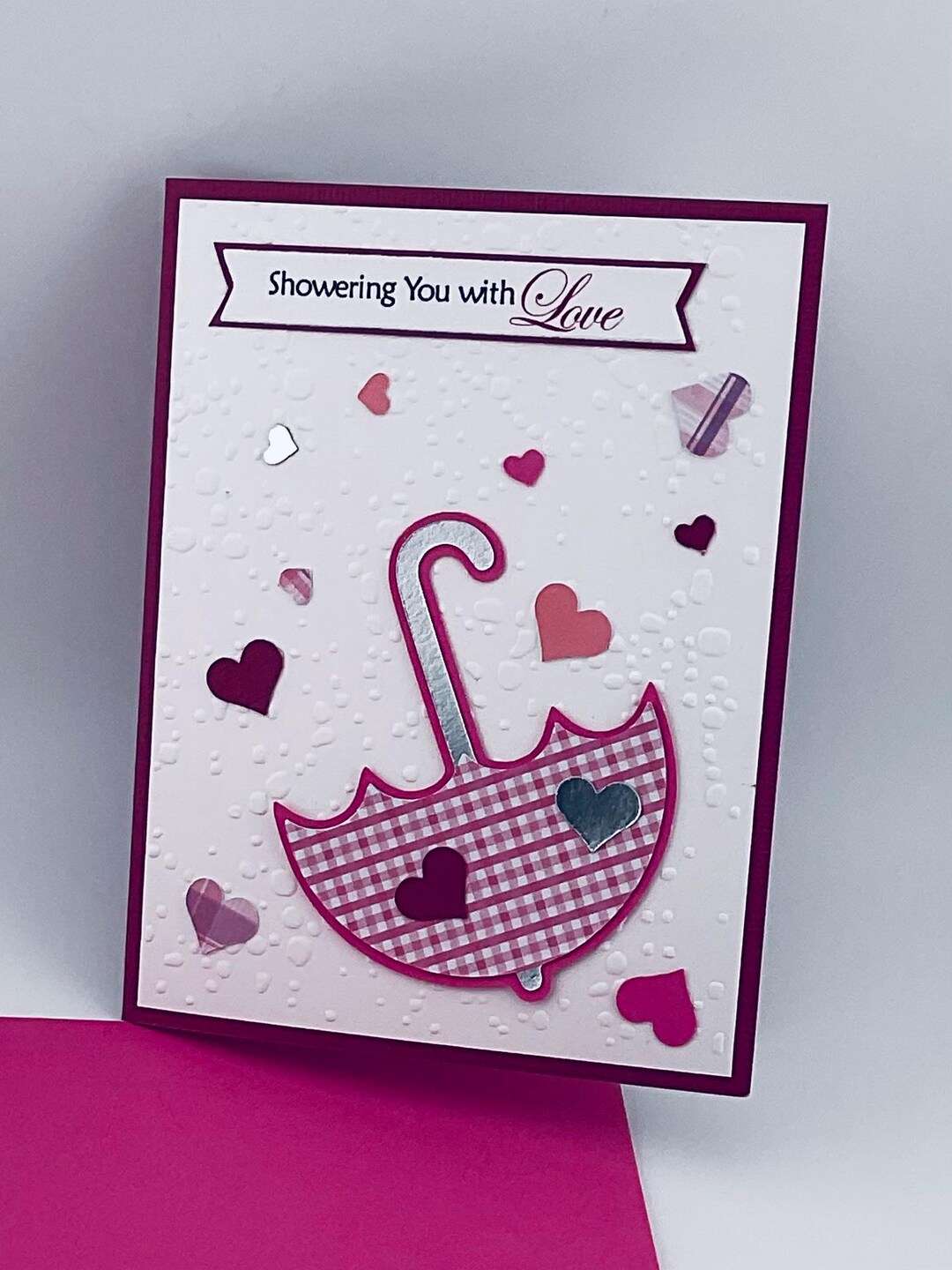 Showering You With Love Valentine Card - Etsy