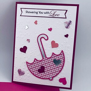 Showering You With Love Valentine Card - Etsy