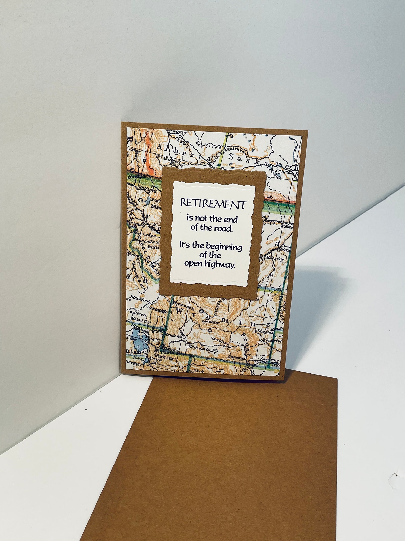 Retirement Journey Congratulations Card (U.S. Roadmap) - Etsy