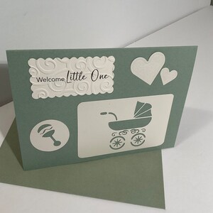 Pop-up Gender Neutral New Baby Card - Etsy