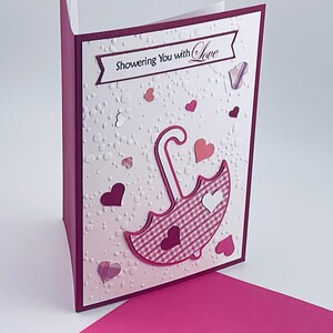 Showering You With Love Valentine Card - Etsy