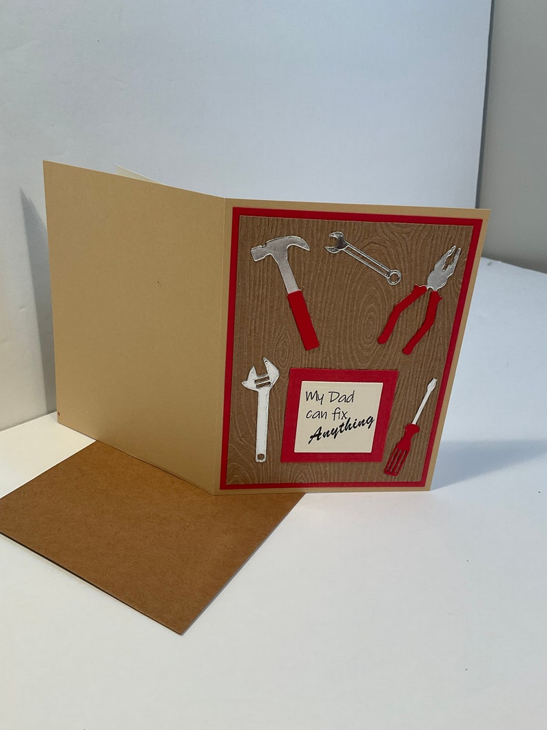 Fix-it Dad Fathers Day Tool Card - Etsy