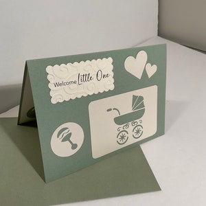 Pop-up Gender Neutral New Baby Card - Etsy
