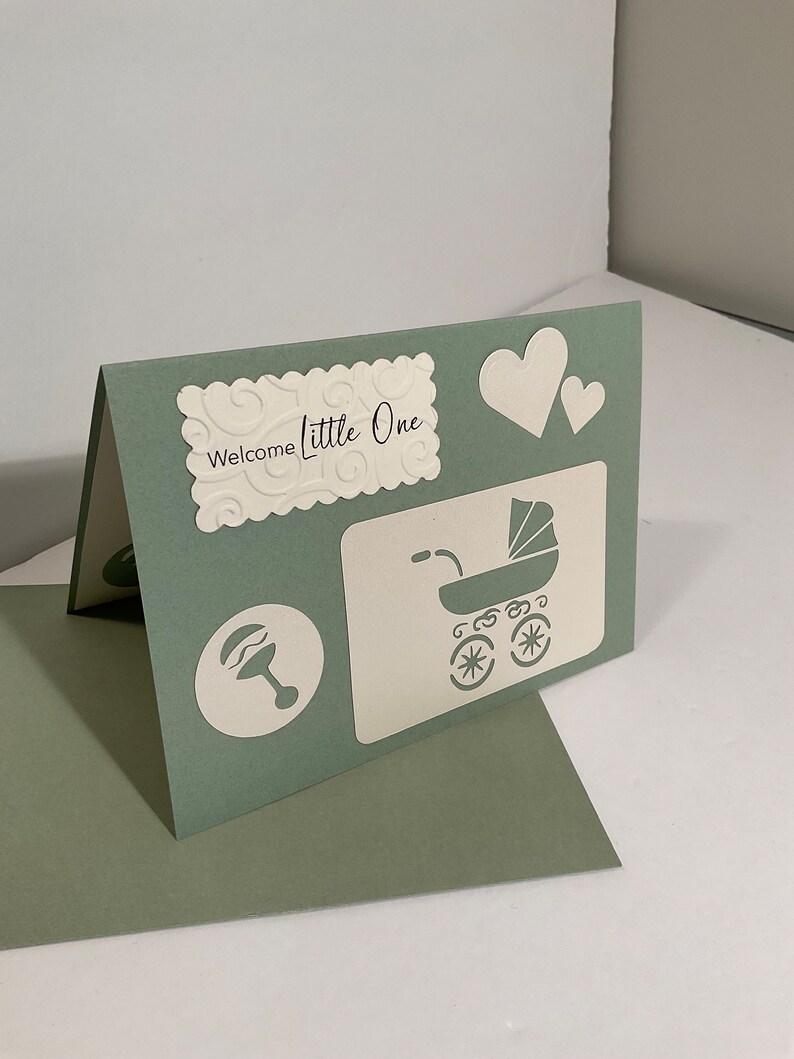 Pop-up Gender Neutral New Baby Card - Etsy