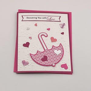 Showering You With Love Valentine Card - Etsy