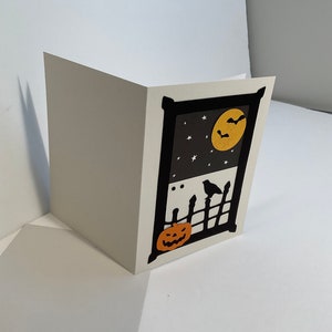 Blank Halloween Night Scene Card - Etsy