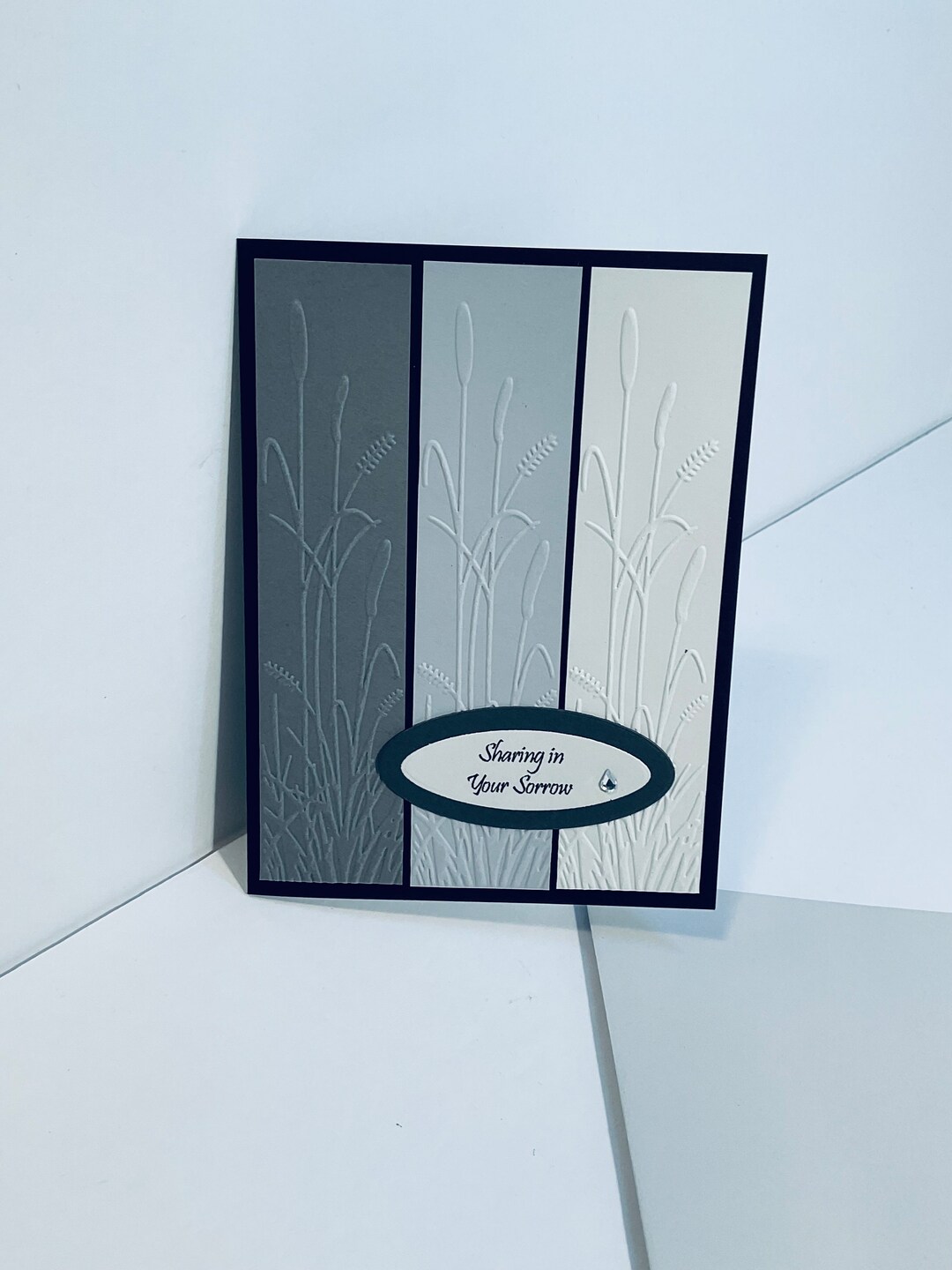 Embossed Panel Sympathy Card - Etsy