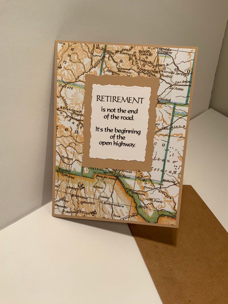 Retirement Journey Congratulations Card | Etsy
