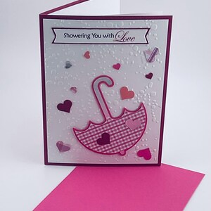 Showering You With Love Valentine Card - Etsy
