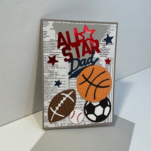 Sports Theme Father’s Day Card - Etsy