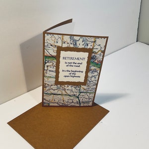 Retirement Journey Congratulations Card (U.S. Roadmap) - Etsy