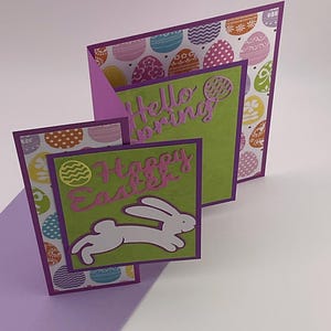 Double Panel Z-fold Easter Spring Card - Etsy