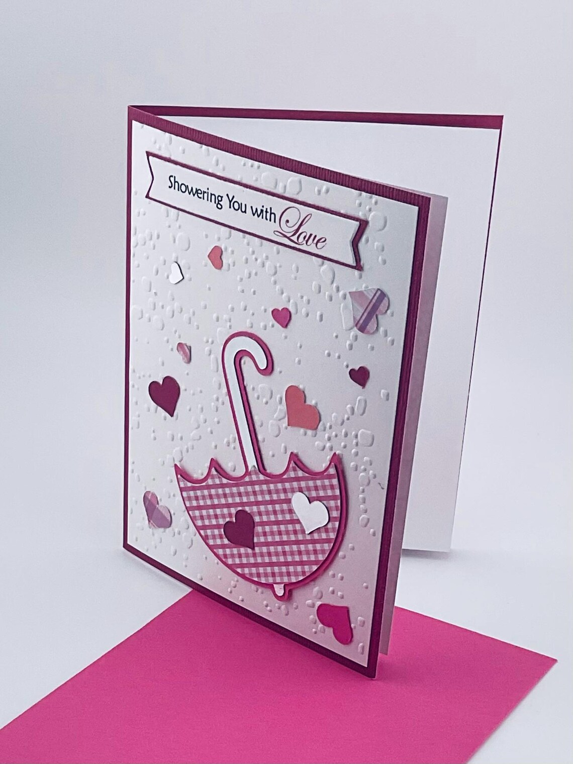 Showering You With Love Valentine Card - Etsy