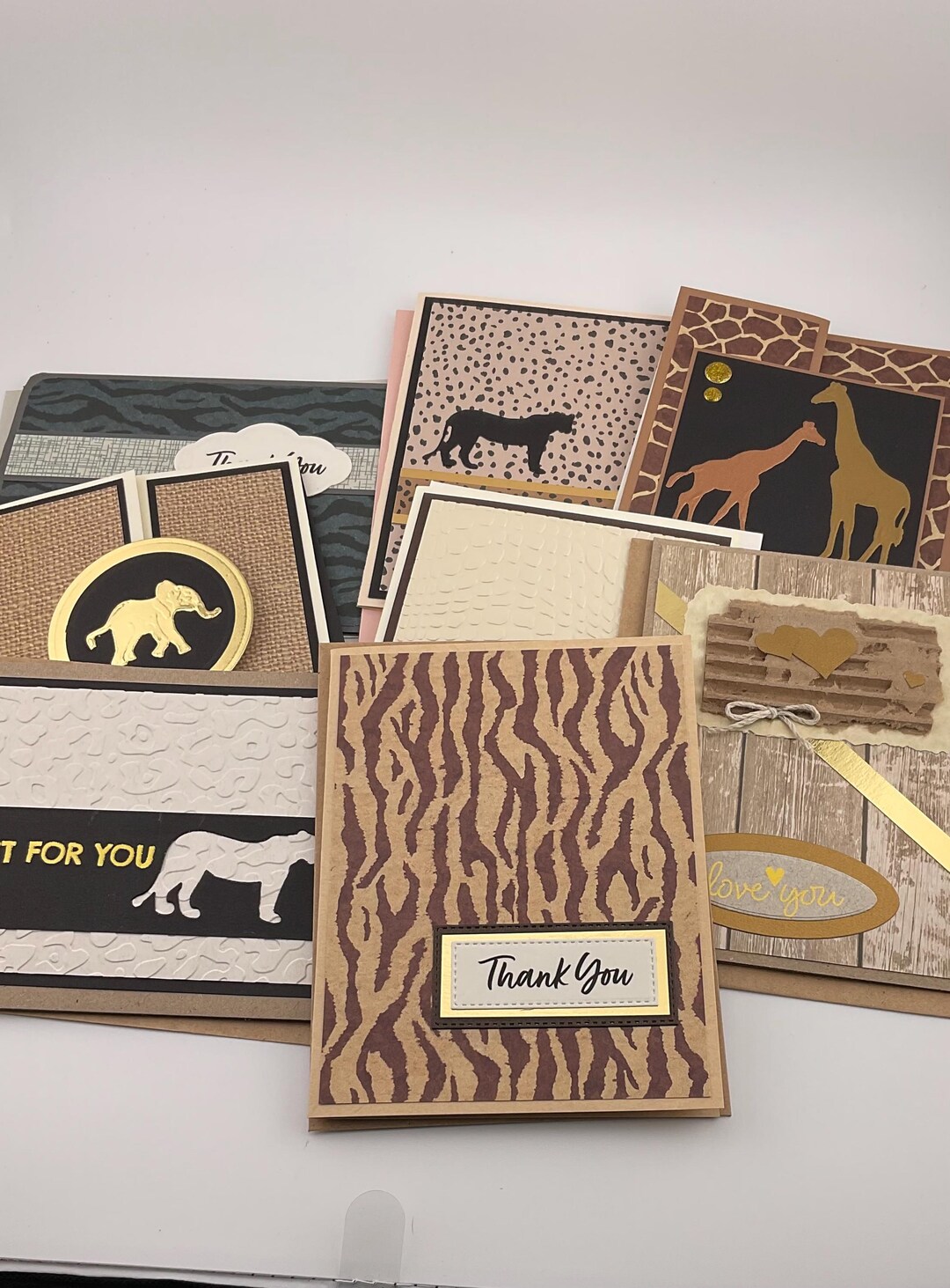African Safari Wild Animal Blank Notecards 8-card Assortment - Etsy
