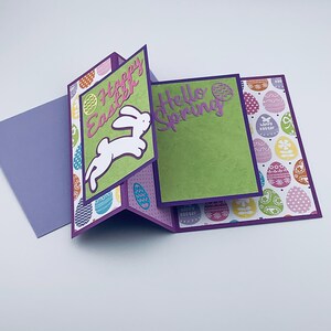 Double Panel Z-fold Easter Spring Card - Etsy