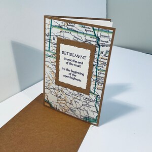 Retirement Journey Congratulations Card (U.S. Roadmap) - Etsy