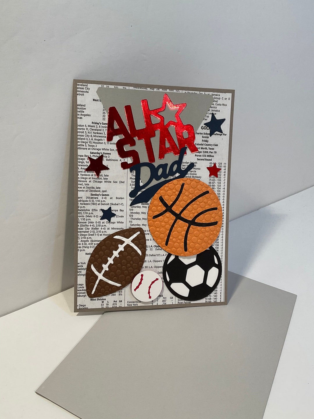 Sports Theme Father’s Day Card - Etsy