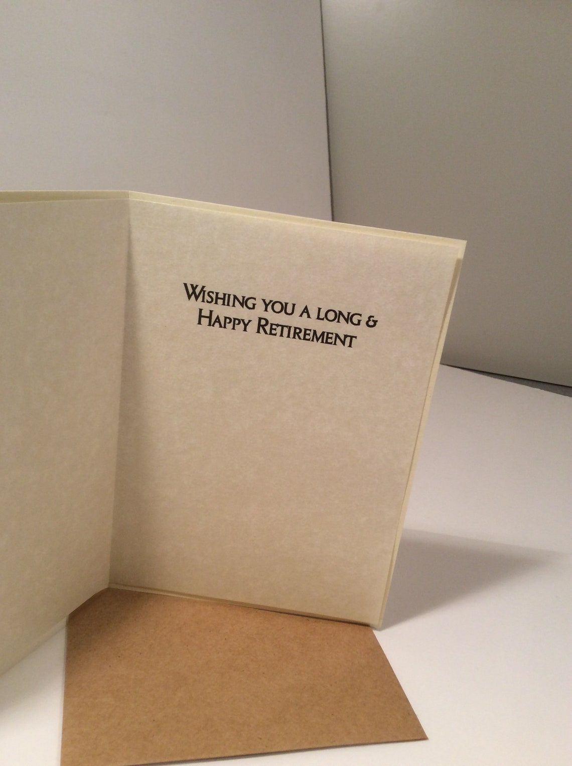 Gold Watch/clock Retirement Card | Etsy