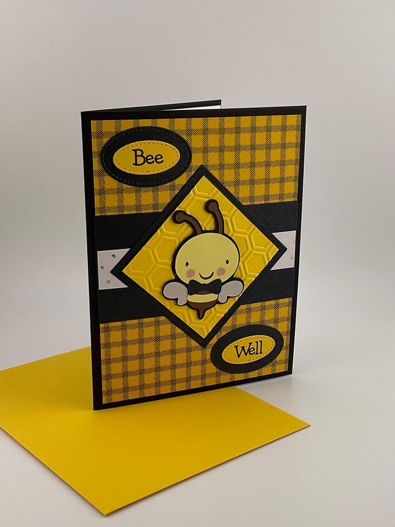 Bee Themed Get Well Card - Etsy