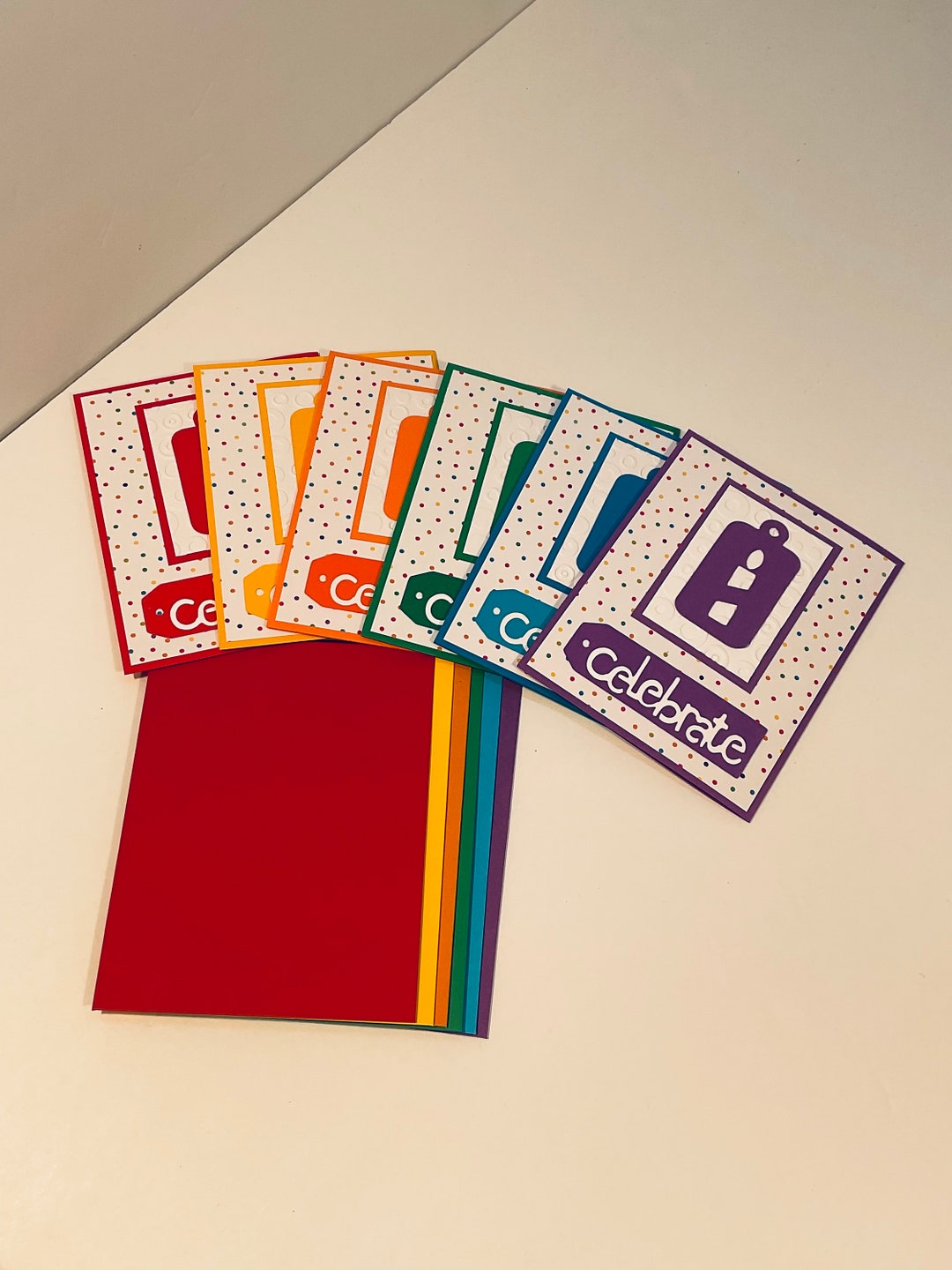 April Fools’ Rainbow Polka Dot Fun Birthday Card - Etsy