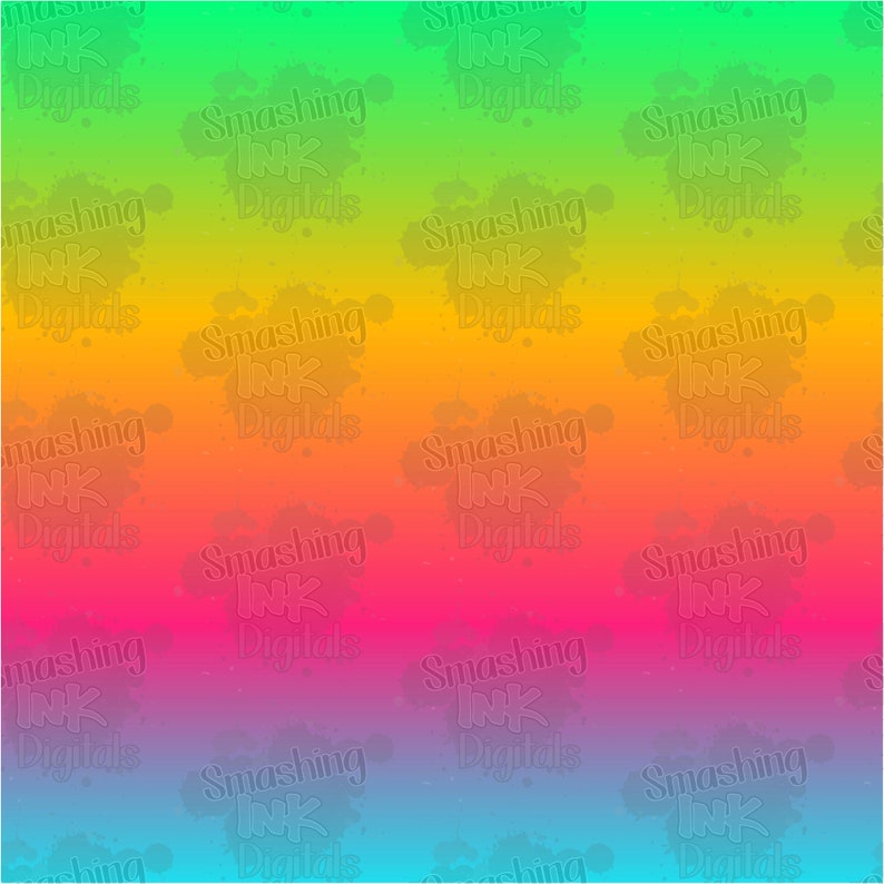 Rainbow Sherbet Ombre Digital Paper/ Set of 8 Digital - Etsy