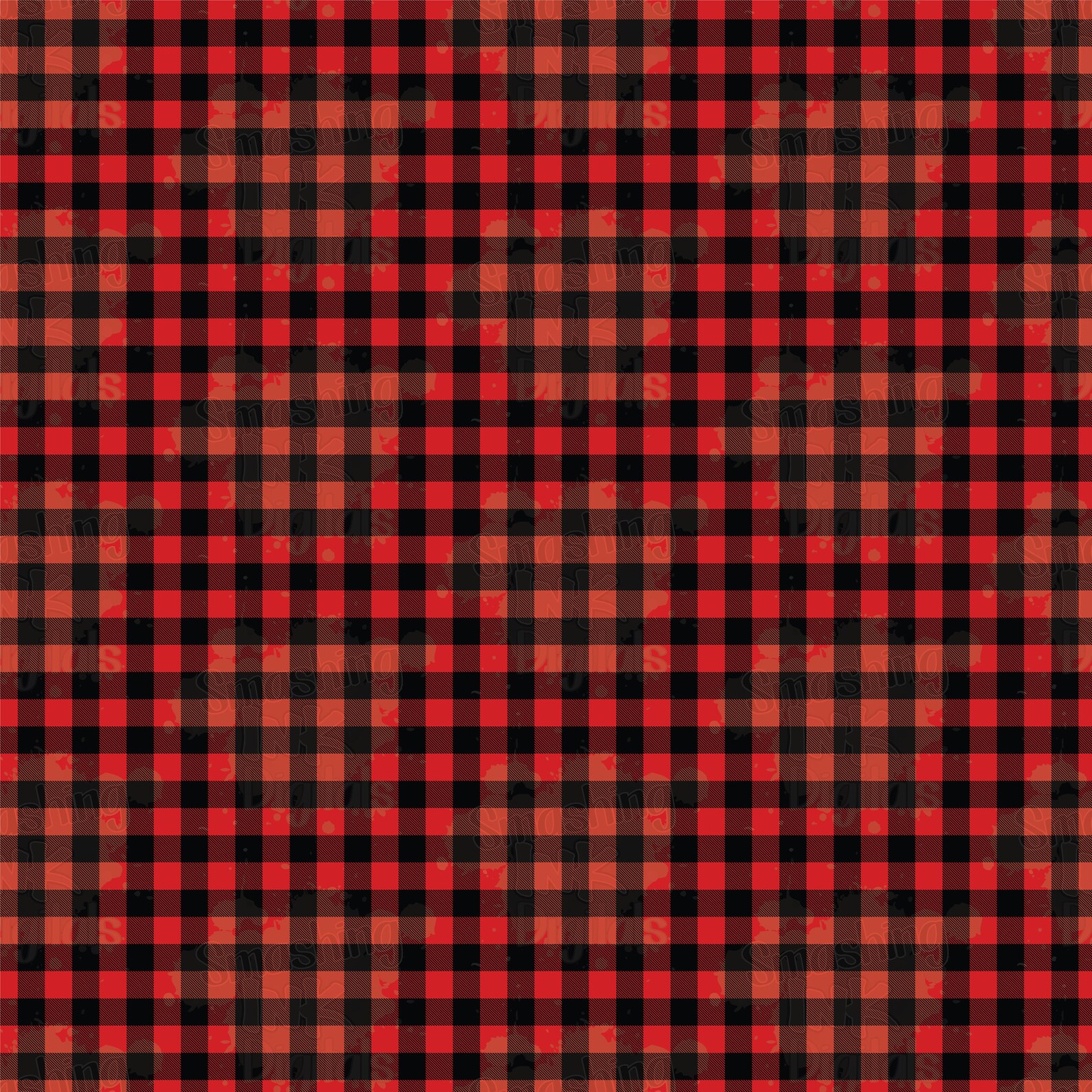 Red Buffalo Plaid Digital Paper/ Set of 8 Digital Backgrounds/digital ...