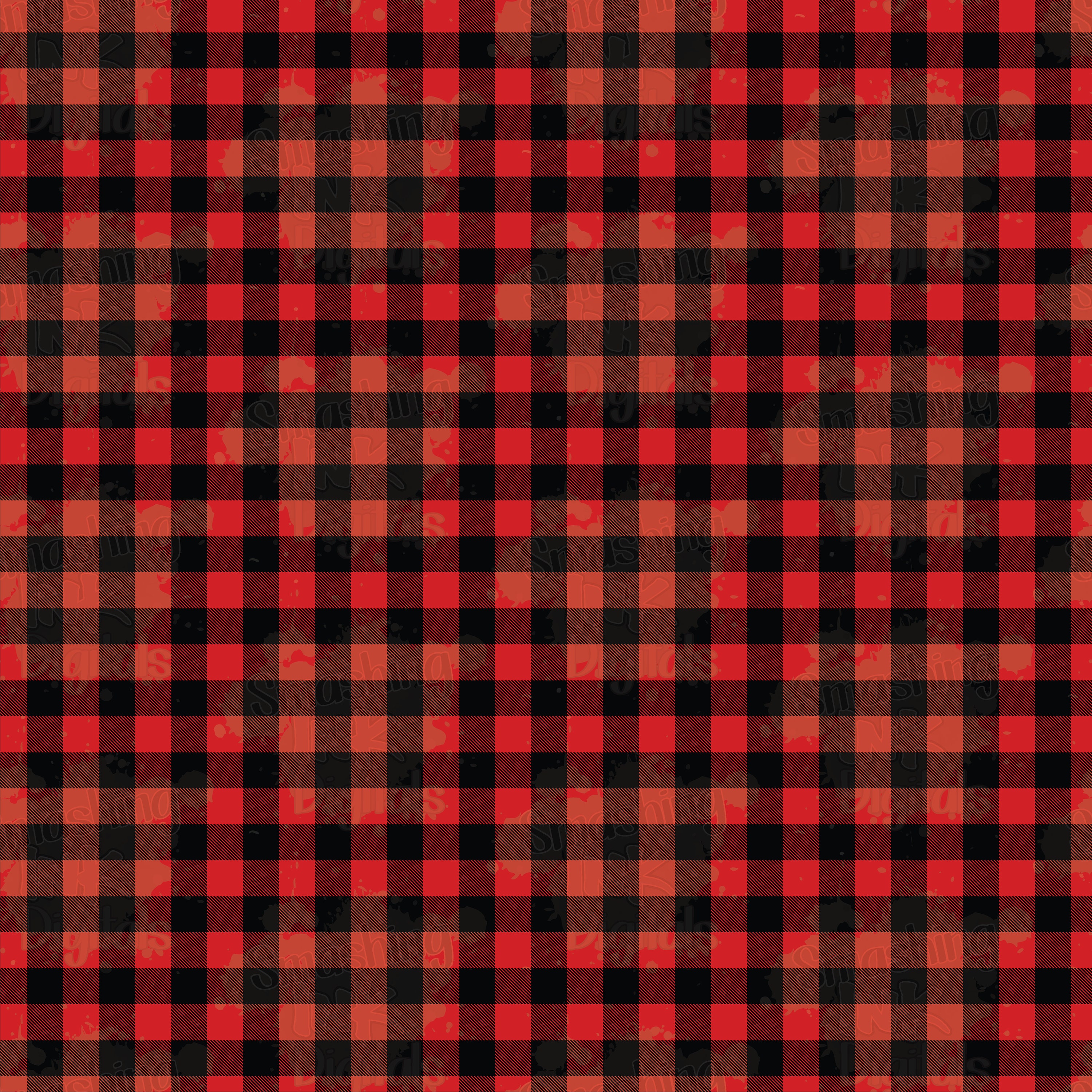 Red Buffalo Plaid Digital Paper/ Set of 8 Digital Backgrounds/digital ...