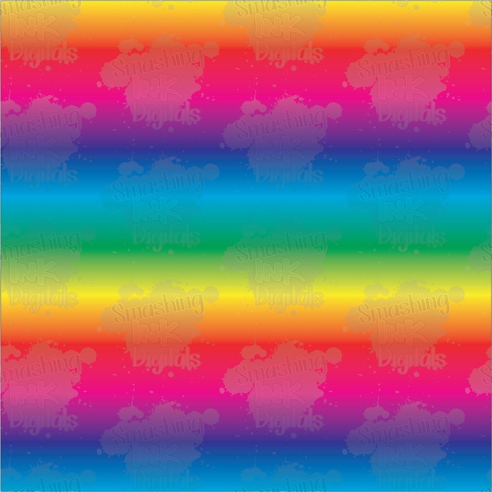 Rainbow Ombre Digital Paper/ Set of 8 Digital - Etsy