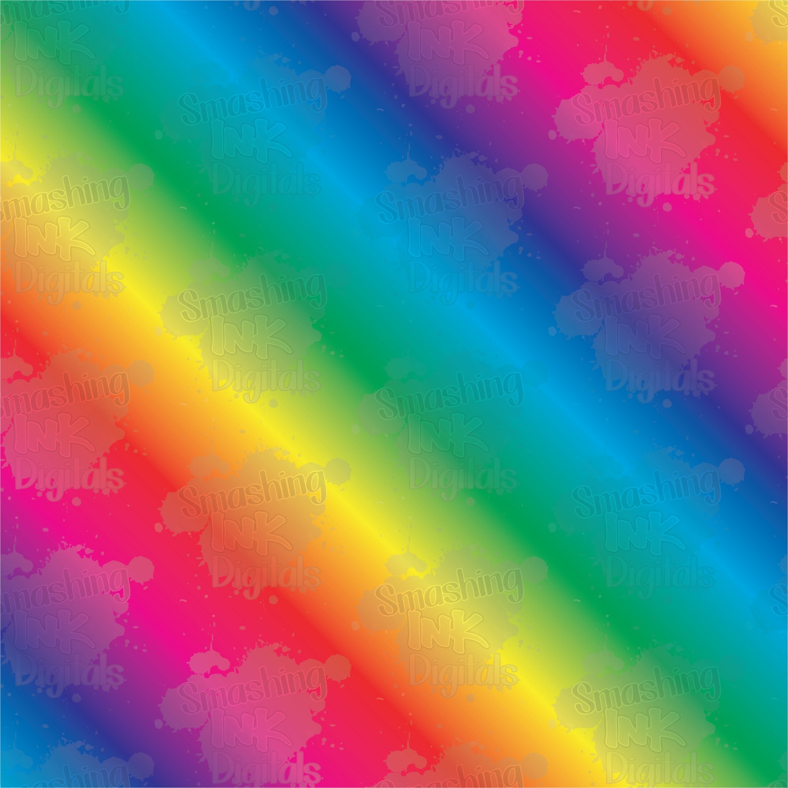 Rainbow Ombre Digital Paper/ Set of 8 Digital - Etsy