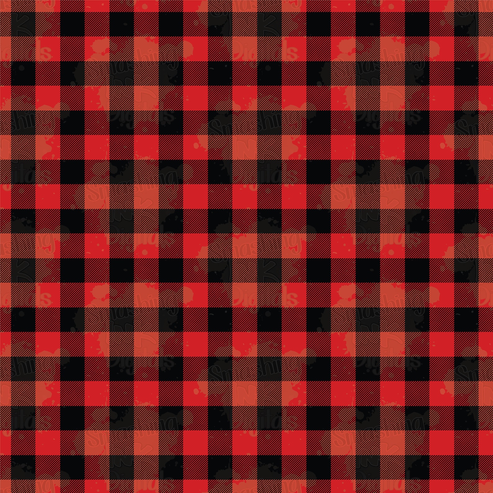 Red Buffalo Plaid Digital Paper/ Set of 8 Digital Backgrounds/digital ...