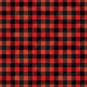 Red Buffalo Plaid Digital Paper/ Set of 8 Digital Backgrounds/digital ...