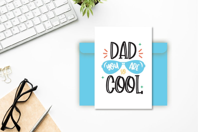 Cool Dad Father's Day Card (instant Download, PDF) - Etsy