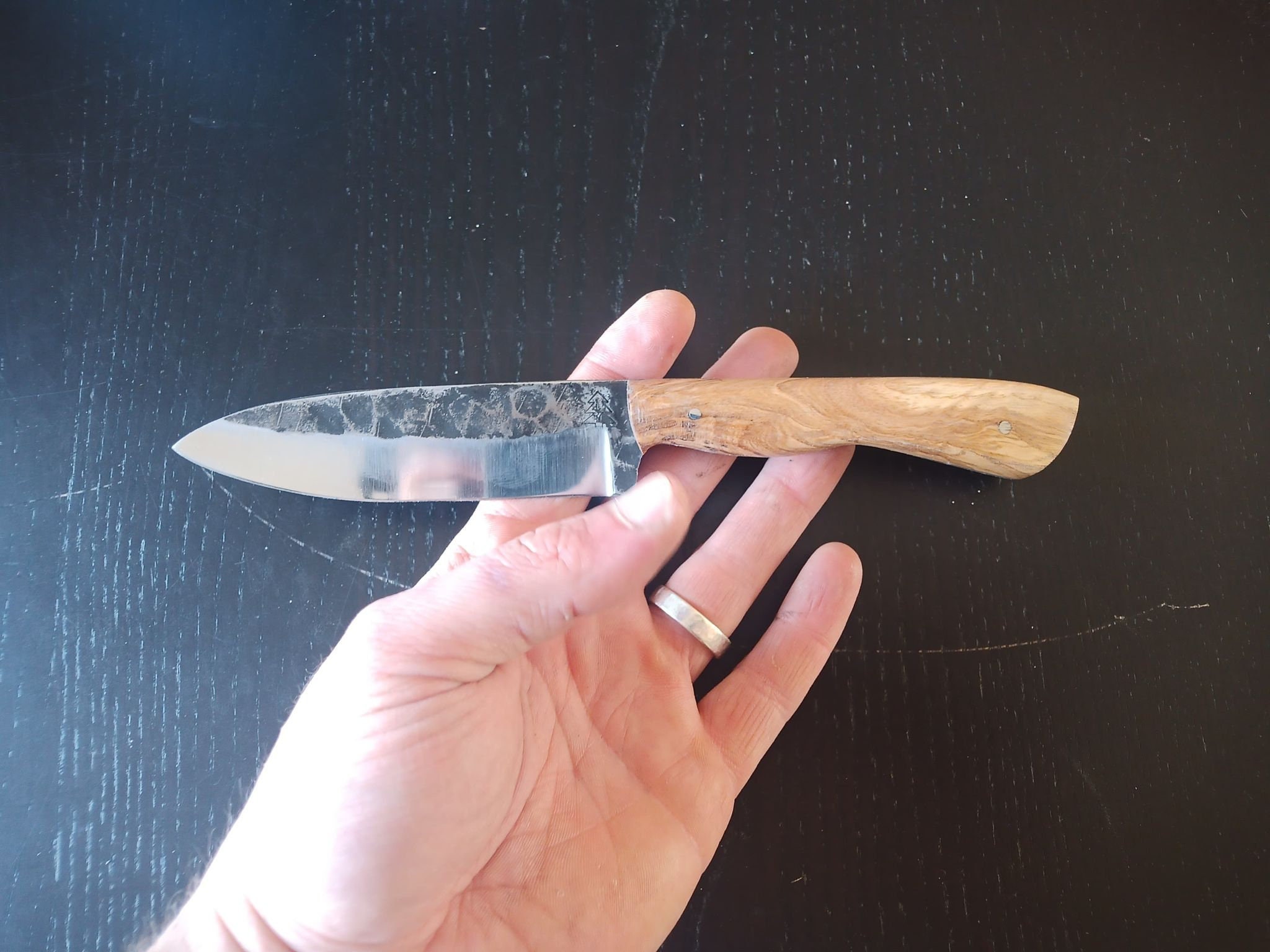 Cutlery & Knives ash handle carbon forged knife Cookware etna.com.pe