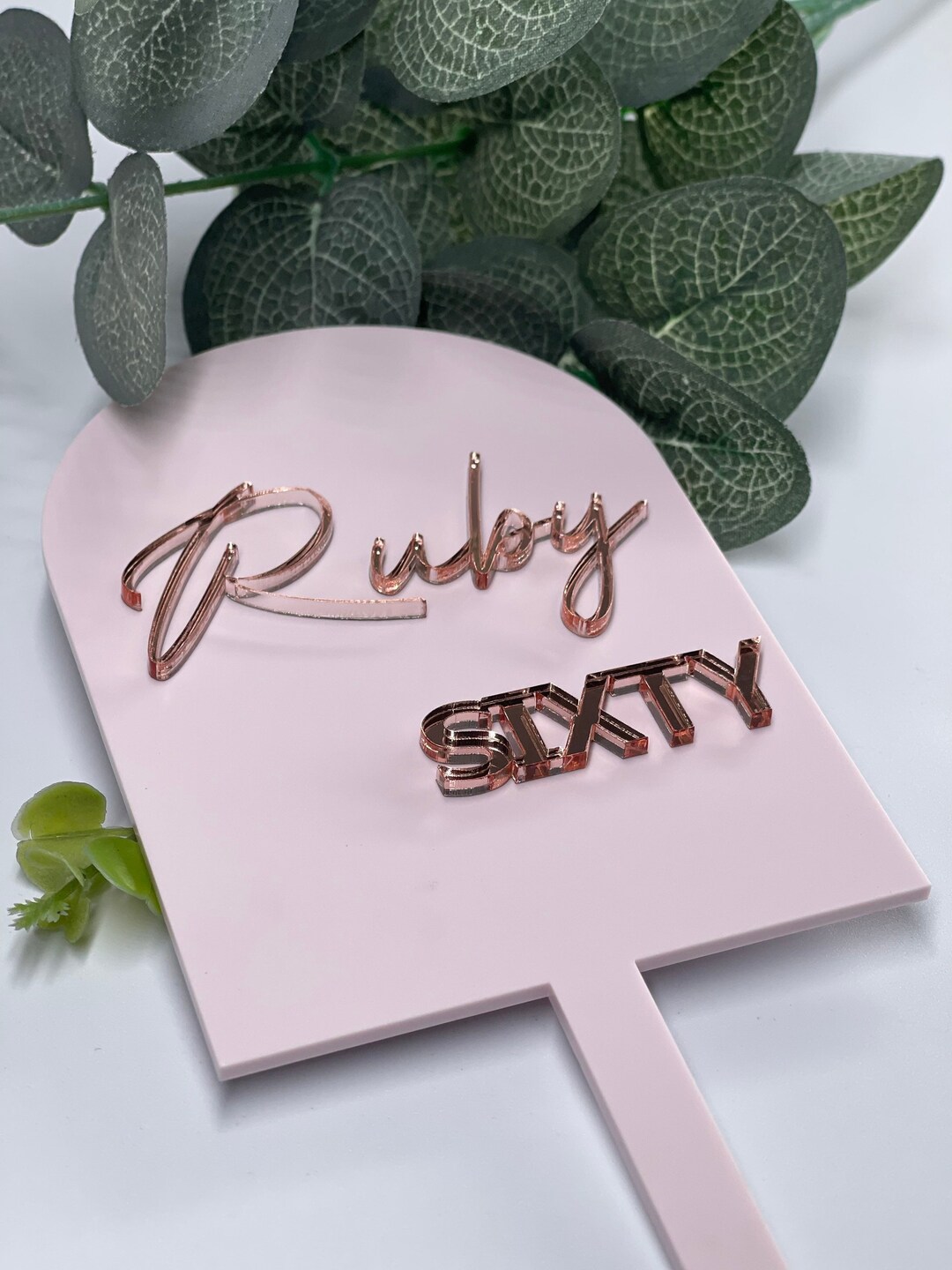 Arch Personalised Birthday Topper, Baby Shower Topper, Arch Wedding ...