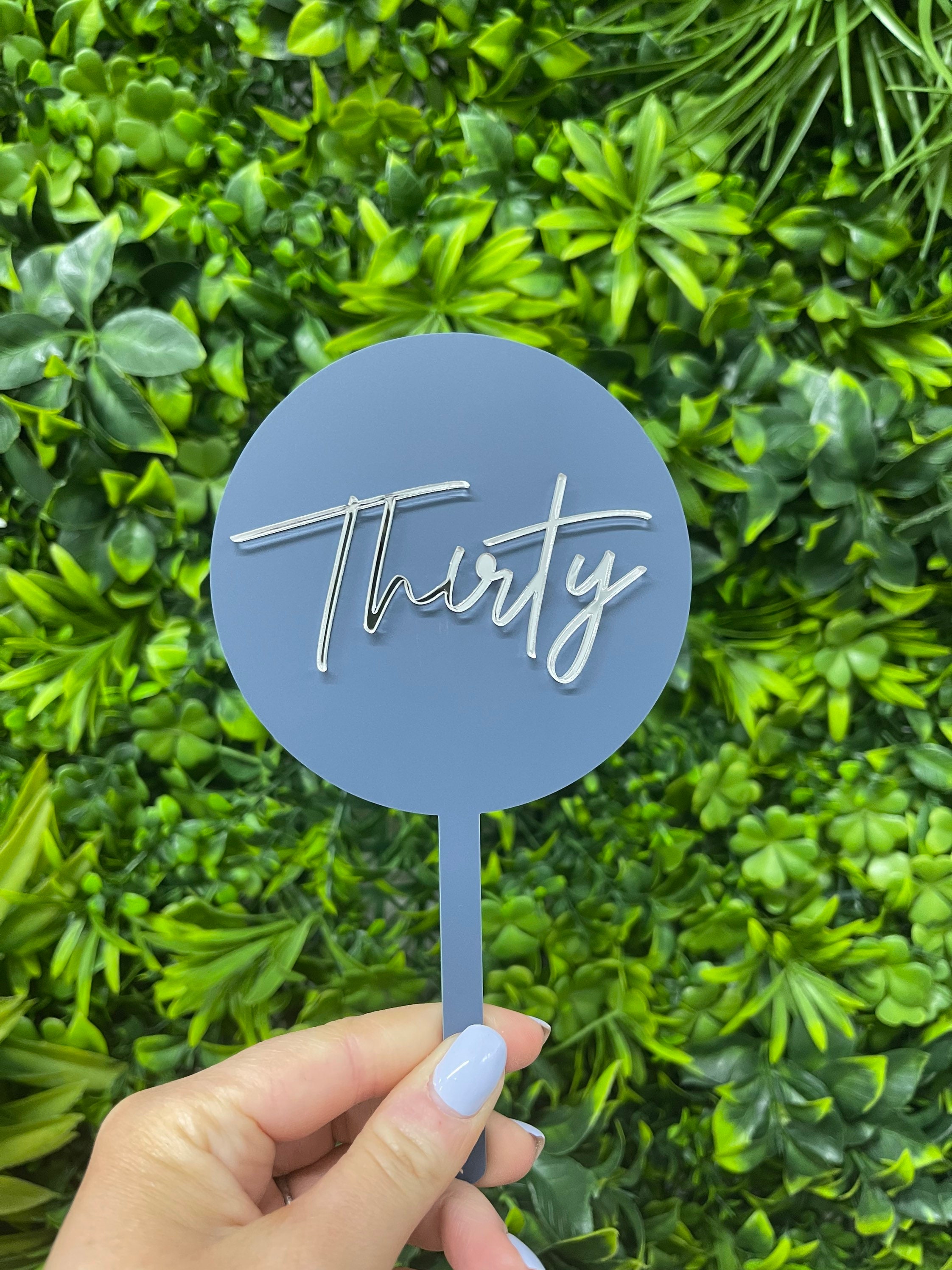 Custom Age Cake Topper Personalised Age Cake Topper - Etsy UK