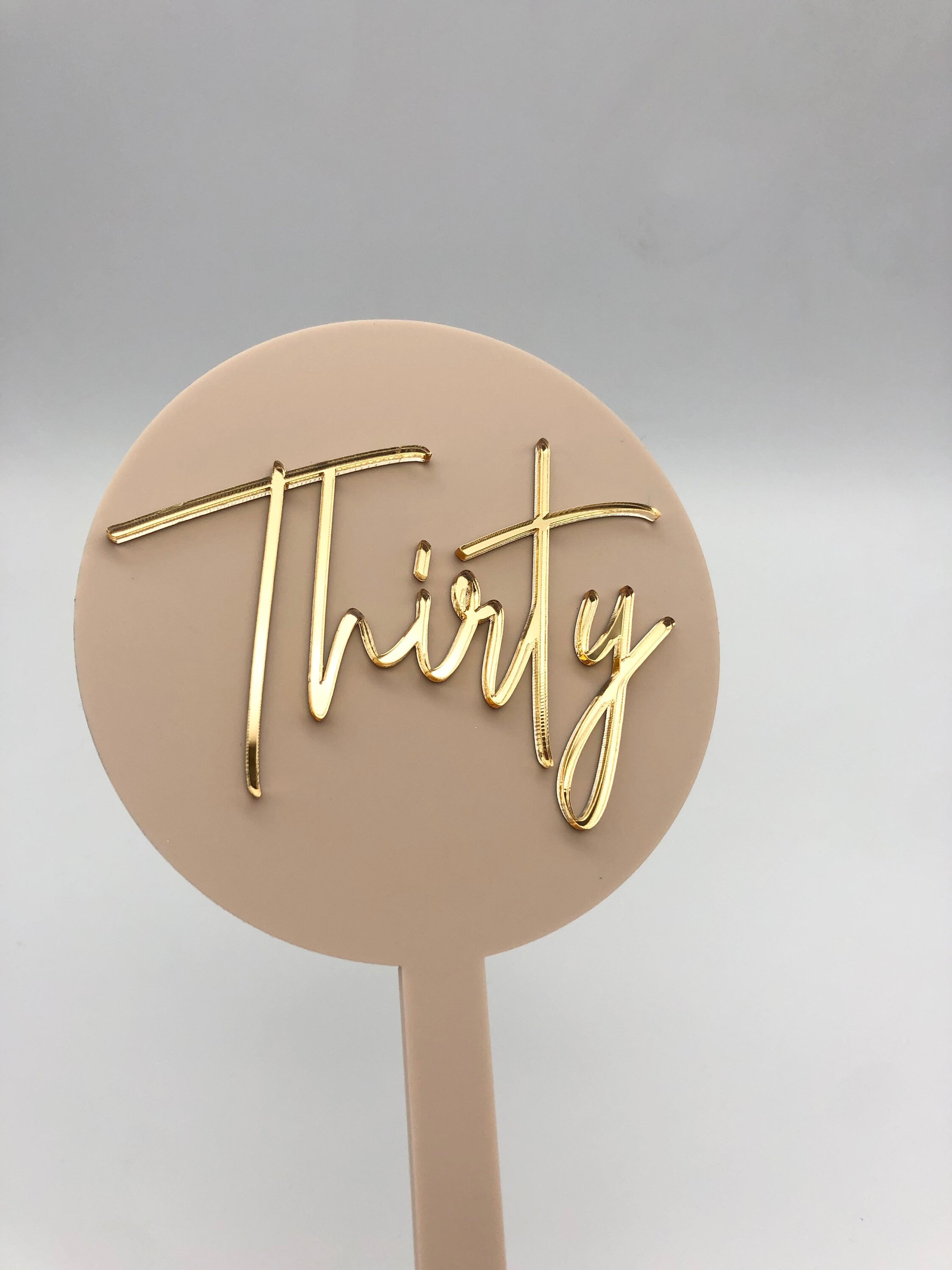 Custom Age Cake Topper Personalised Age Cake Topper | Etsy UK