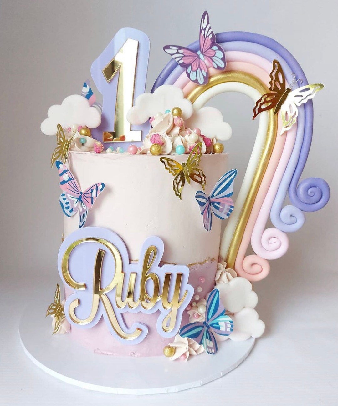 Custom Name Cake Topper Personalised Name Cake Charm Birthday Cake ...