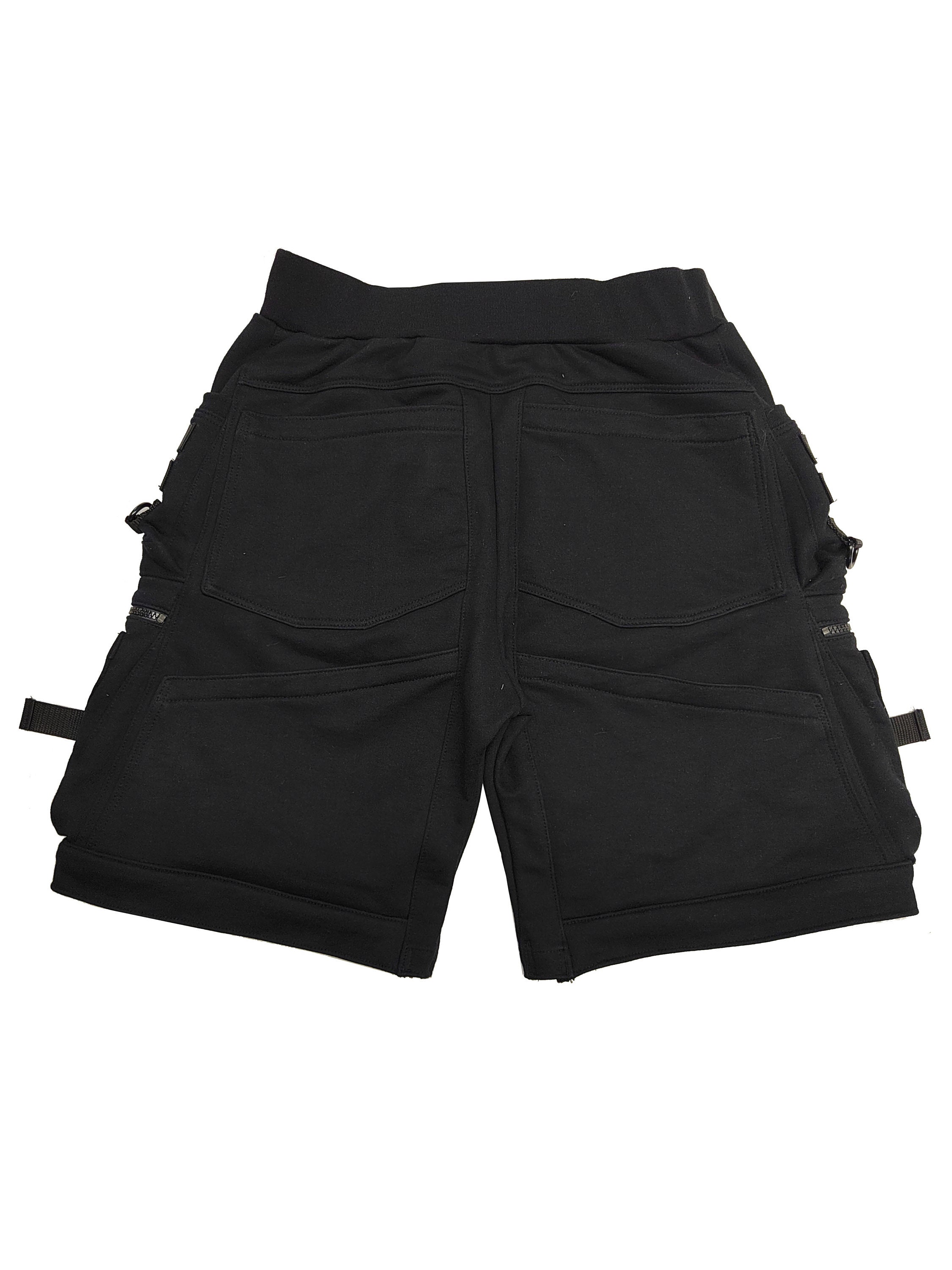 Premium Techwear Shorts, Handmade Avant Garde Style With 12 Pockets ...