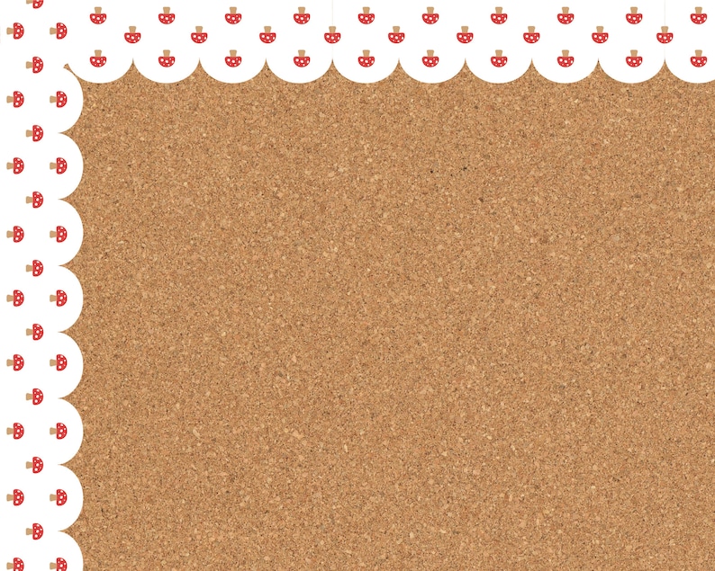 Cottage Core Mushroom Classroom Bulletin Board Border | Etsy