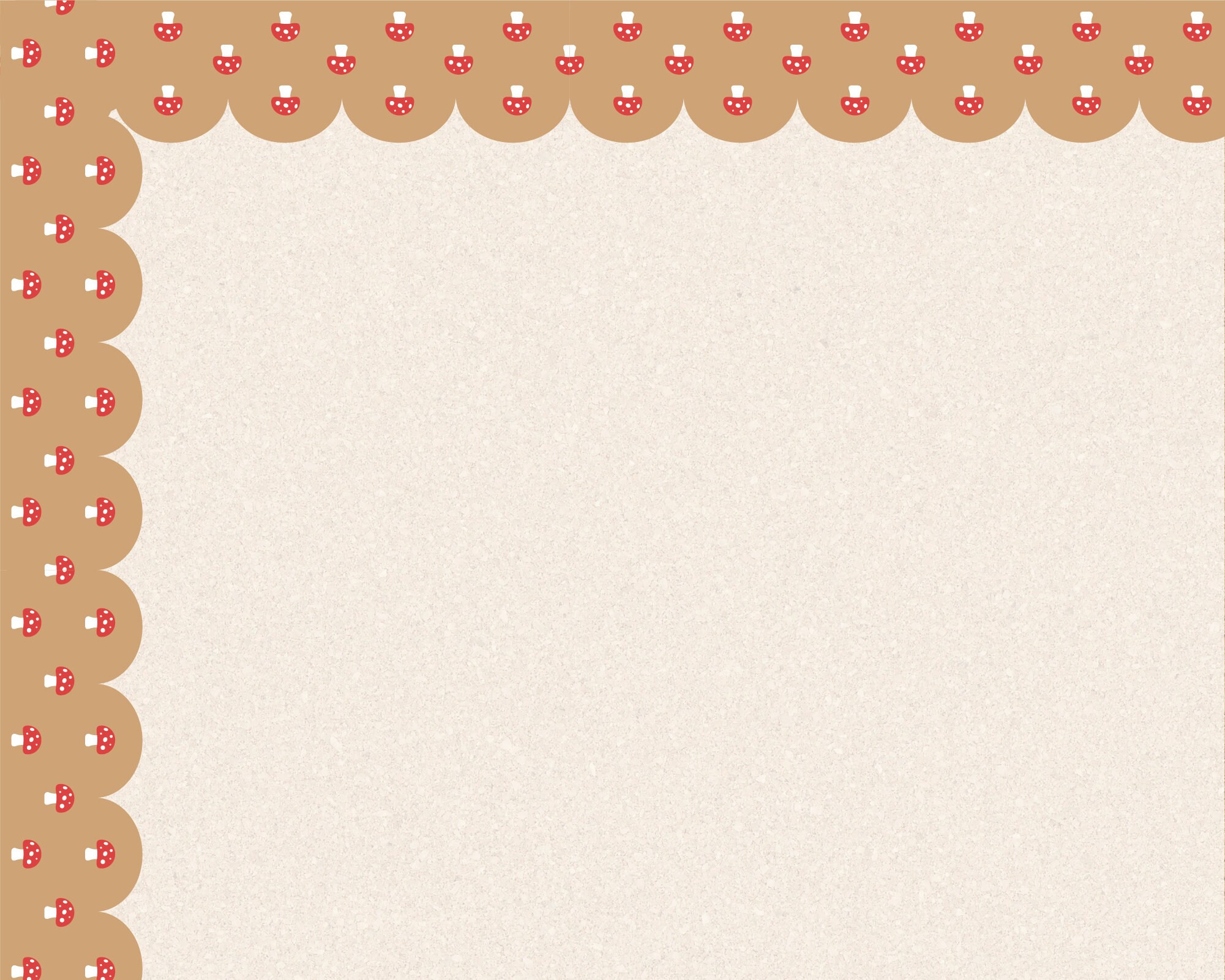 Cottage Core Mushroom Classroom Bulletin Board Border | Etsy