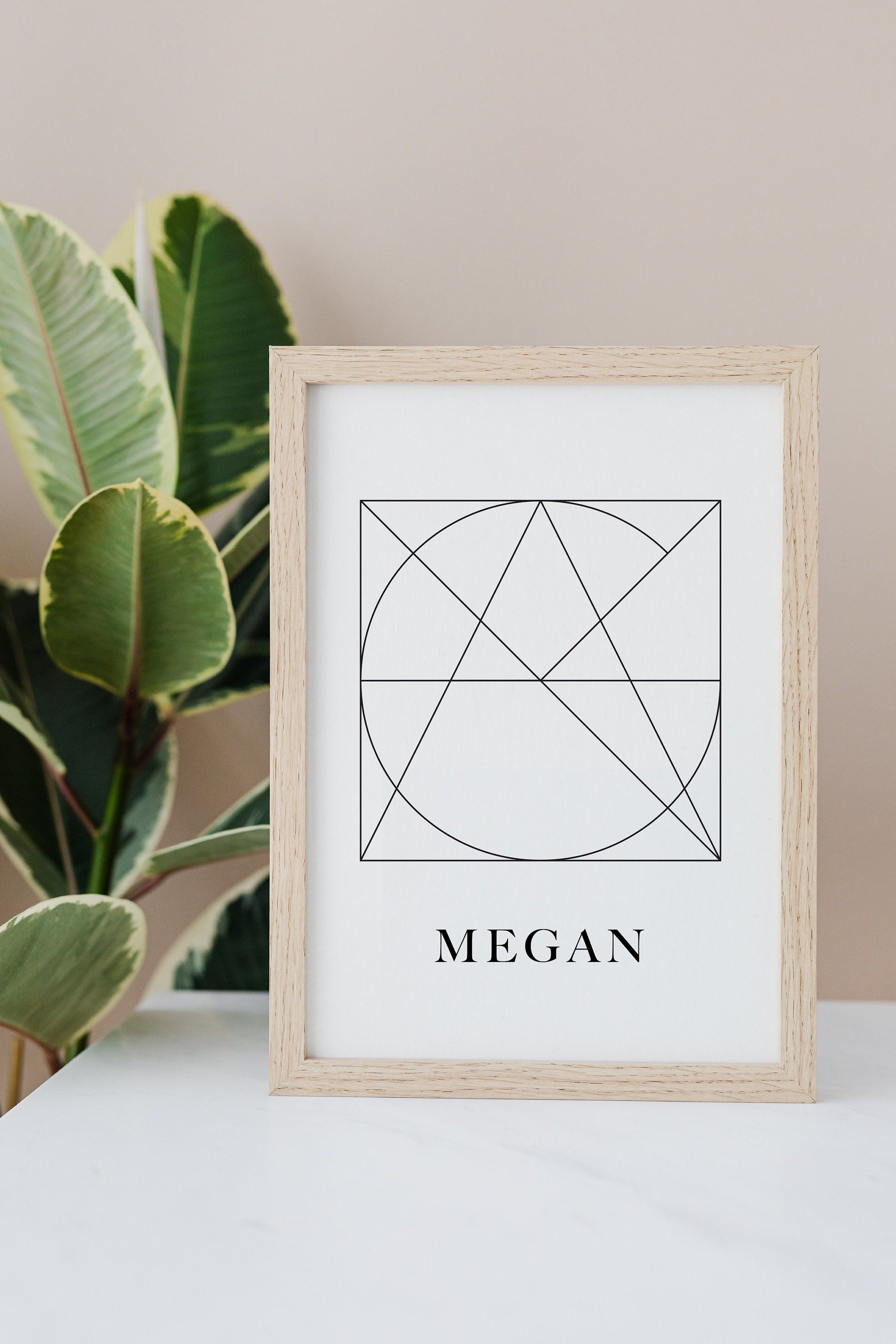 Megan Name Art