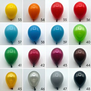 5 Inch Balloons/pack of 15 Mini Balloons/birthday Balloons/baby Shower ...