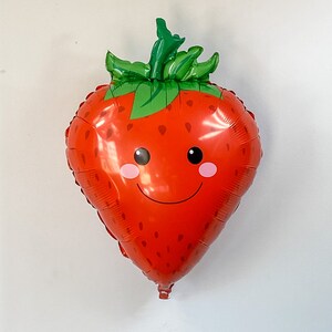 Berry Sweet Baby Shower, Baby Shower Decorations, Strawberry Balloon ...
