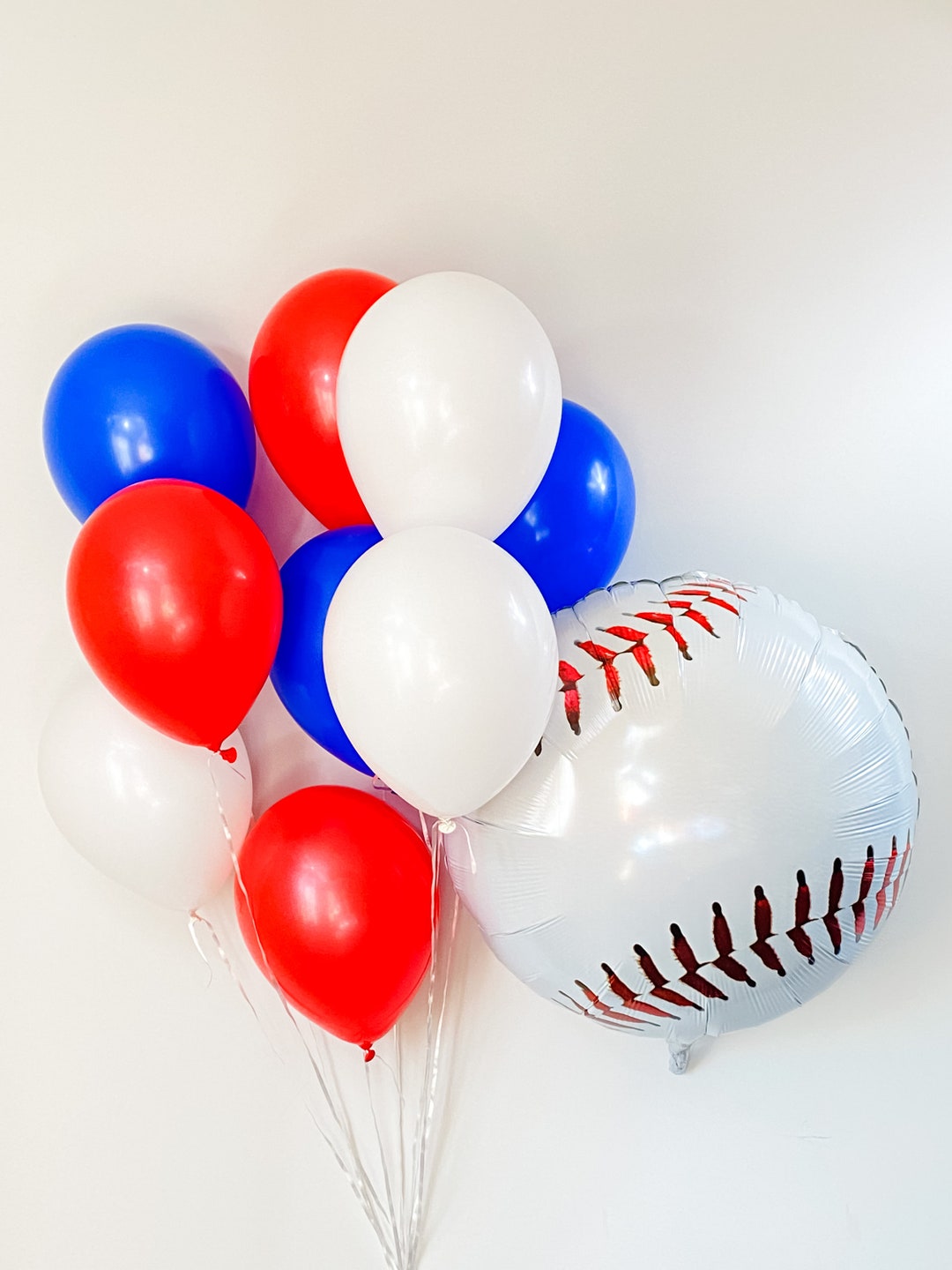 Baseball Birthday Party Decorations/11 Inch Balloons/baseball Mylar ...