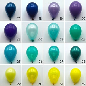 5 Inch Balloons/pack of 15 Mini Balloons/birthday Balloons/baby Shower ...