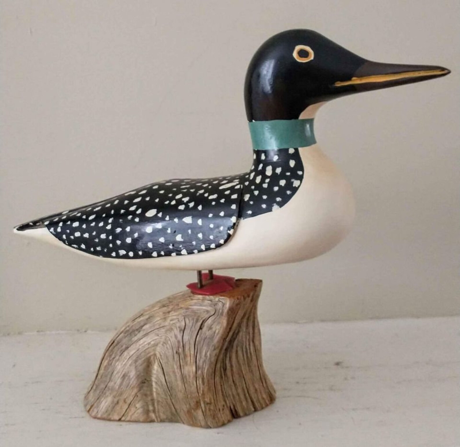Vintage Hand Carved Wood Loon Sculpture | Folk Art Decor - Etsy Canada